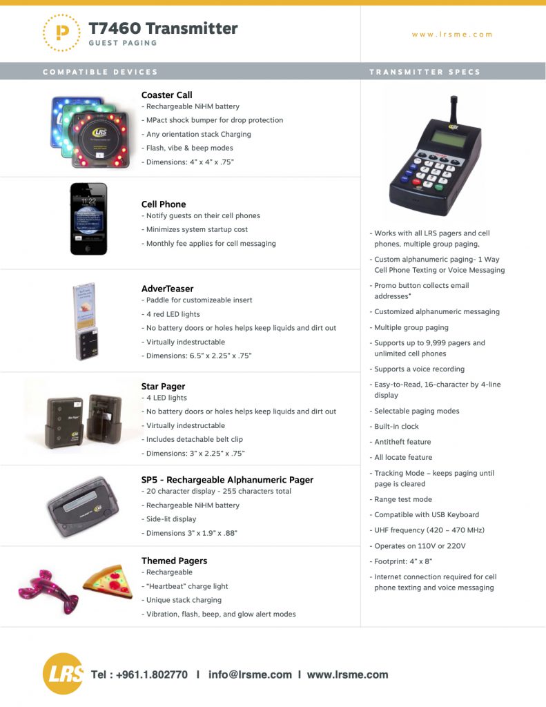 LRS Transmitter – Pagingsystem.ae